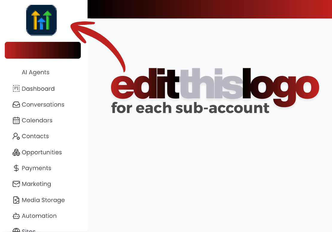 Josh's Sub-Account Logo Switcher for GoHighLevel
